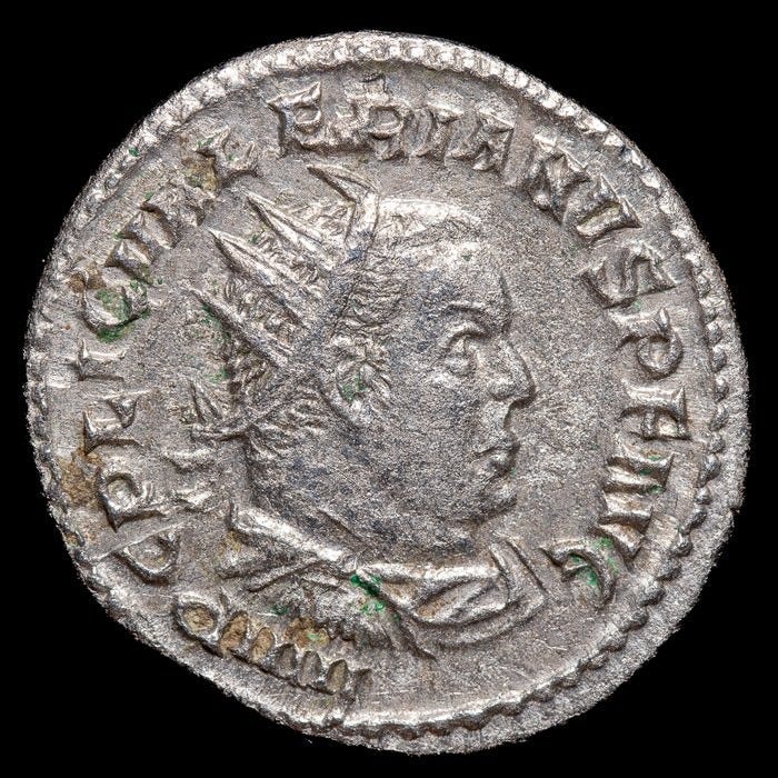 Roman Empire. Valerian I (AD 253-260). Antoninianus AD 257-258 Cologne ...