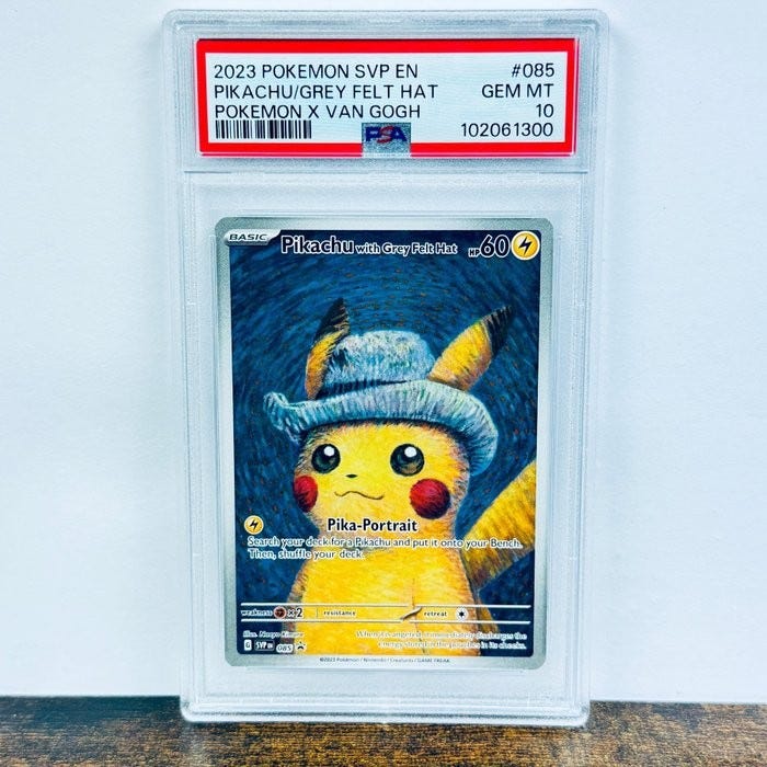 Pokémon Graded card - Pikachu With Grey Felt Hat - Van Gogh Museum ...