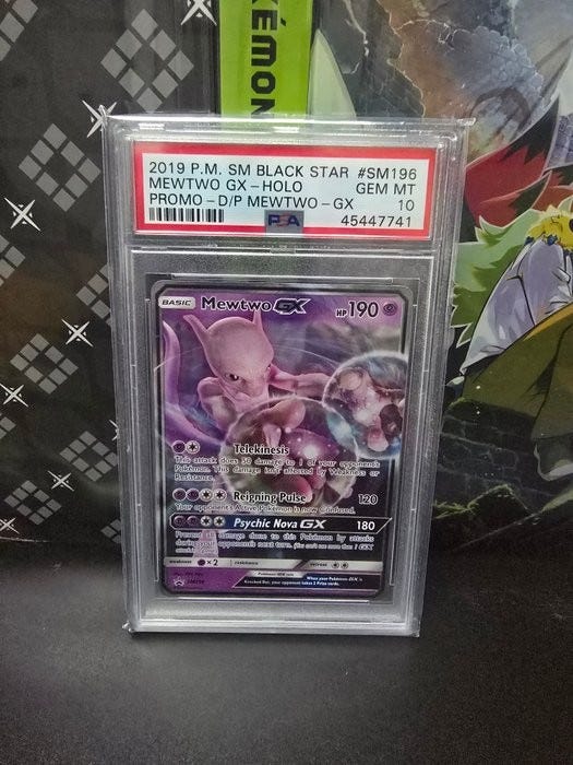 The Pokémon Company - 1 Graded card - Pokémon - Mewtwo - Sun and Moon - PSA 10 | FINN-torget