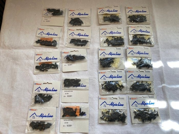 Roco 0m - 50291/50292 - Modelltogspor (30) - Alpin Line ...