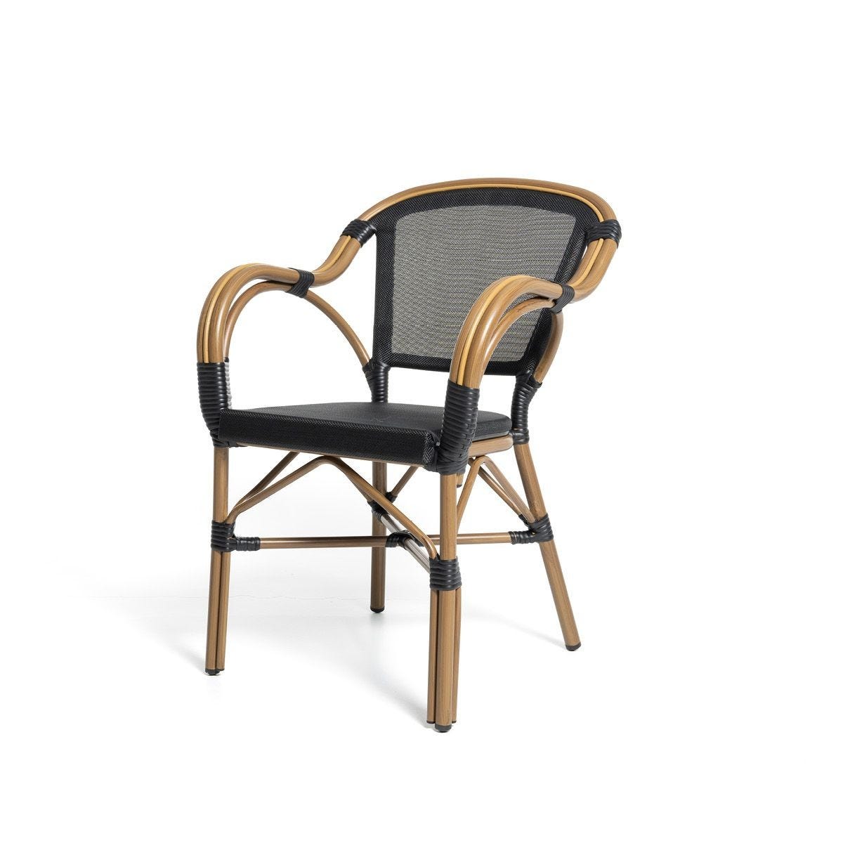 TILBUD - Hagemøbler! Paris cafestol (bistro) stablestoler (sort) | FINN ...