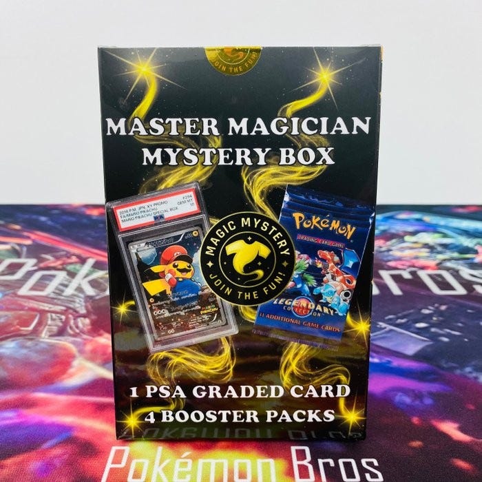 Pokémon Box - Magic Mystery - Master Magician Mystery Box 1 PSA Graded ...
