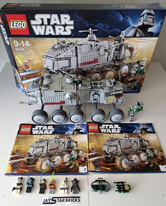 Lego Sett - 8098 - Star Wars - Clone Turbo Tank | FINN-torget