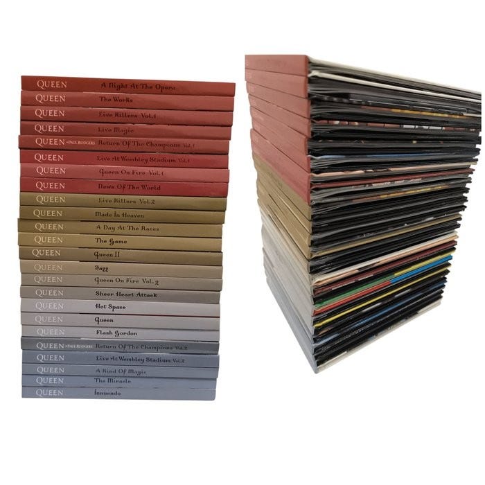Queen - Remastered Discography complete 24 CD + 24 Booklets. series ...
