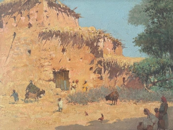 Carlos Abascal (1871-1948) - Scène de vie au Maroc | FINN-torget