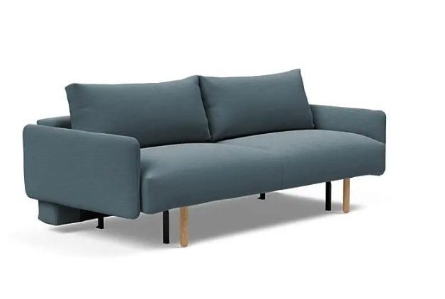 Frode Sovesofa blå - 30% rabatt (Utstillingsmodell) | FINN-torget