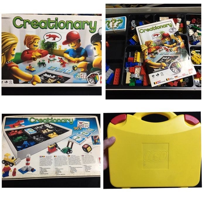 Lego Sett - Creator - Jeu de société lego creationary vintage 3844 ...