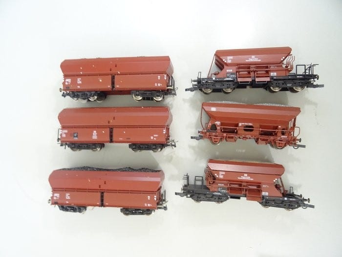 Roco H0 - 47057,67719, - Modelltog godsvogn (6) - 3 x selvlossende ...