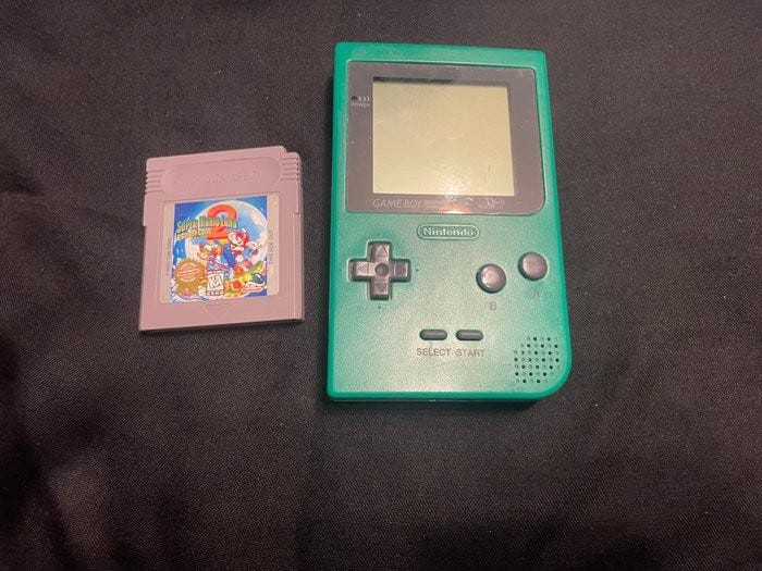 Nintendo - Gameboy Pocket - with Super Mario Land 2 Cartridge ...