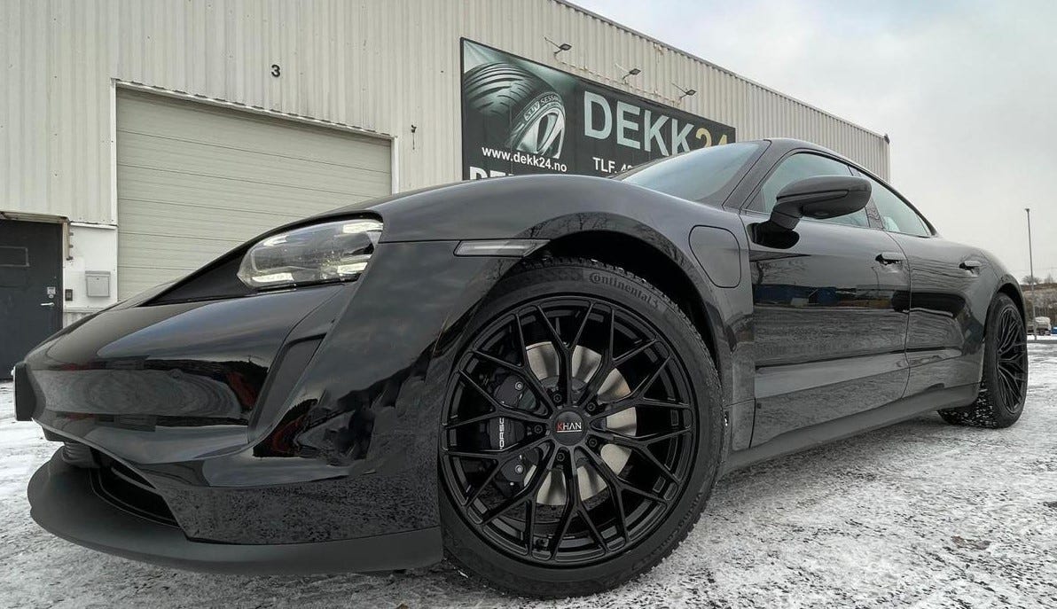 11x20 FELGPAKKE PORSCHE TAYCAN MED TOYO DEKK! SEMI SMIDDE FELGER, DYP ...