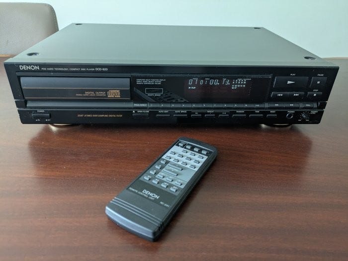 Denon - DCD-820 with RC-241 Remote Control CD-spiller | FINN-torget