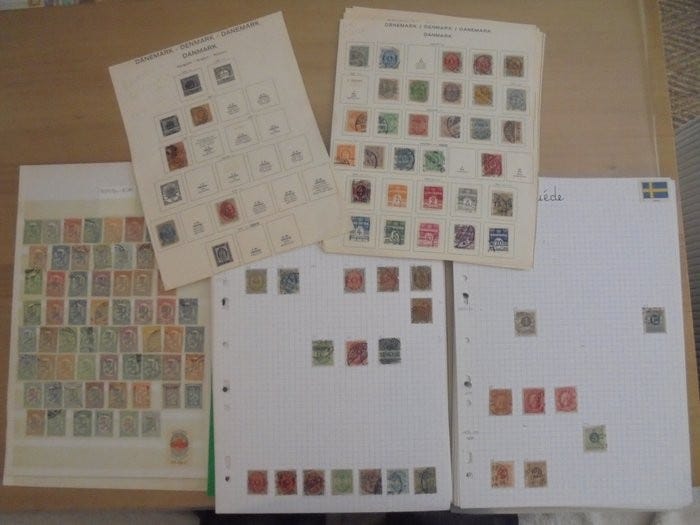 Diverse multier av Verdensk i Danmark/Finland/Sveits/Norge 1954/1970 ...