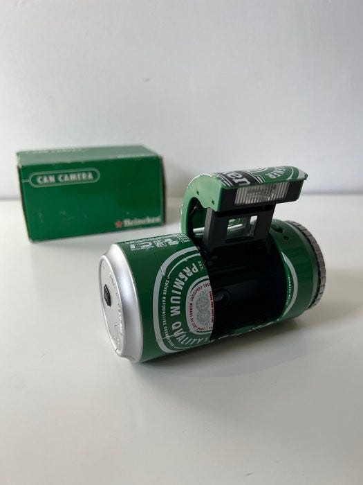 Heineken 35mm Beer Can Camera Analogt kamera | FINN-torget