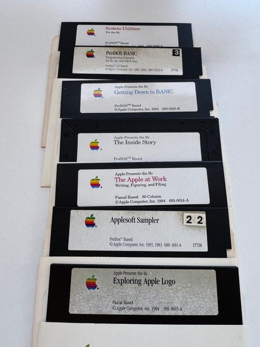 Apple IIc software - Dataprogrammer | FINN-torget