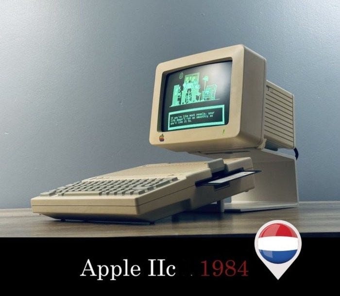 Apple Macintosh Apple IIc - 1984 -Very RARE - Datamaskin - Med ...