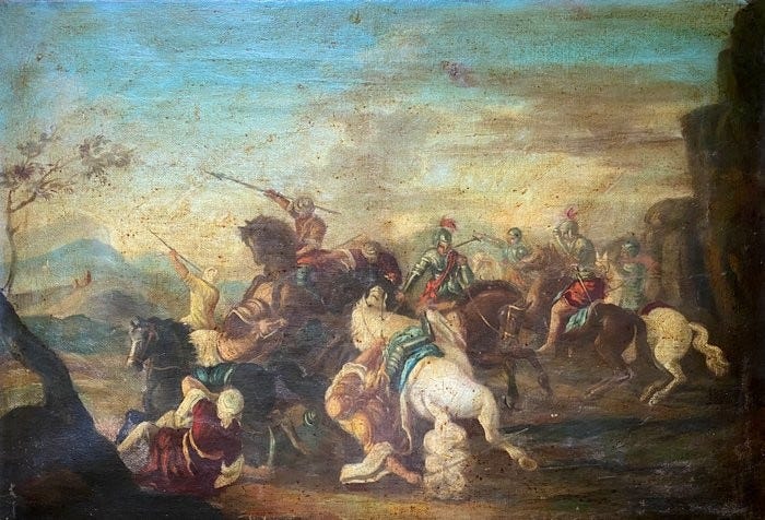 Jacques Courtois detto Il Borgognone (1621-1676), Tilhenger av ...