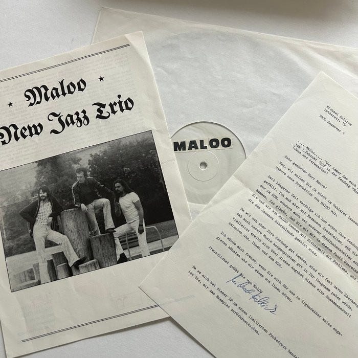 Maloo - All About The Things (Test Pressing! with promo sheets ...