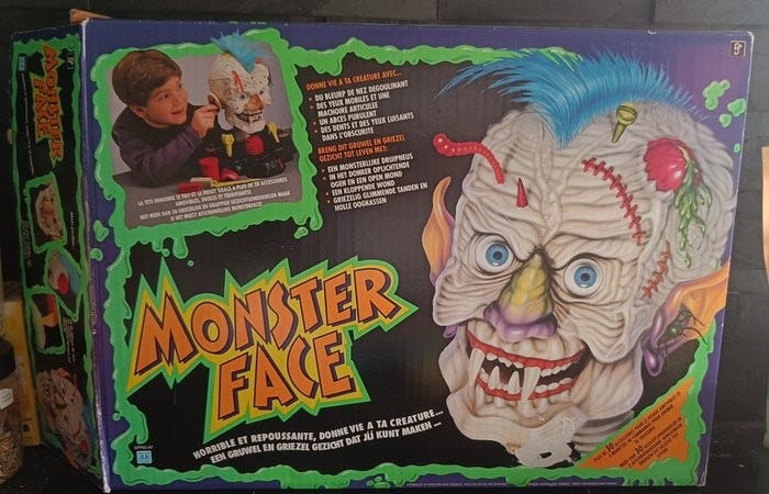 Hasbro - Leketøy Monster Face 1992 - 1990–2000 - USA | FINN-torget