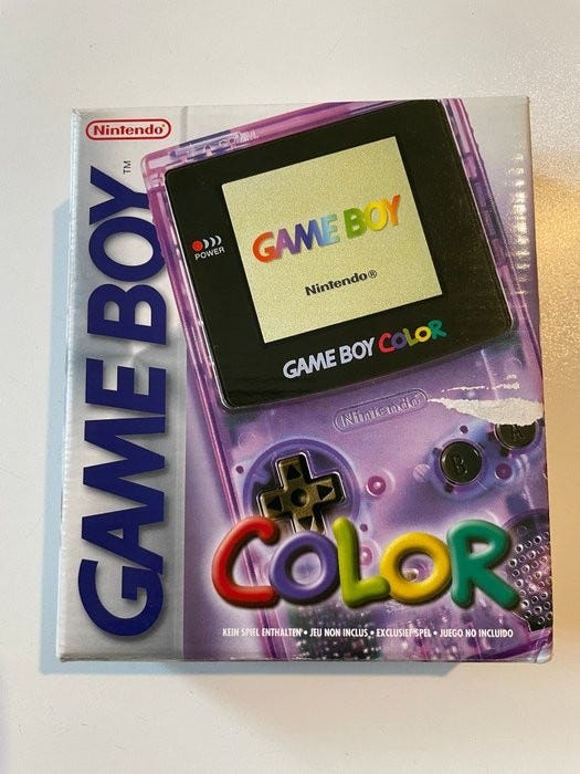 Nintendo - Gameboy Color - atomic purple - Håndholdt spillkonsoll - I ...