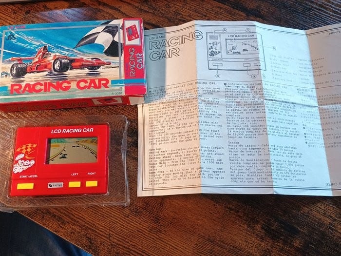 LSI - Racing Car - Håndholdt spillkonsoll - I original eske | FINN-torget