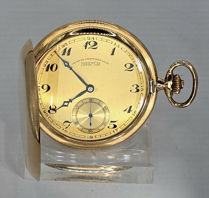 Lange "OLIW "- Deutsche Uhrenfabrikation Glashütte i/Sa - 50 Mikron ...