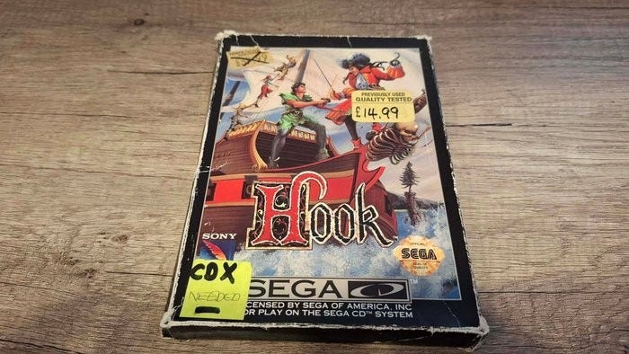 Sega - SEGA CD - HOOK SEGA CD - Videospill - I original eske | FINN-torget