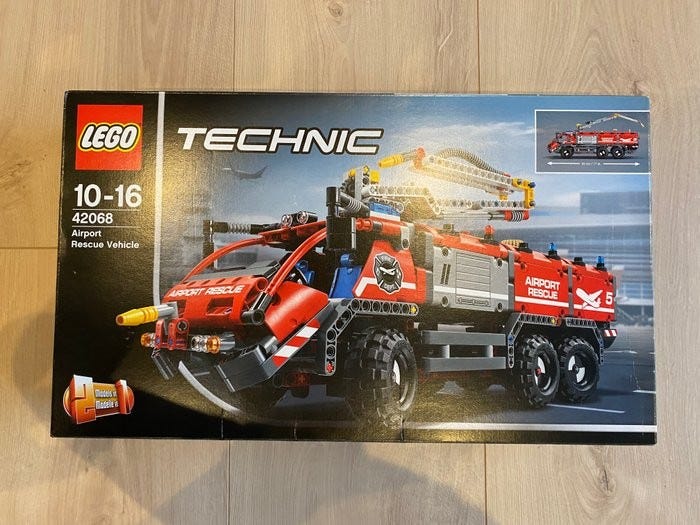 Lego - Teknikk - 42068 - Airport Rescue Vehicle - 2010-2020 - Danmark ...