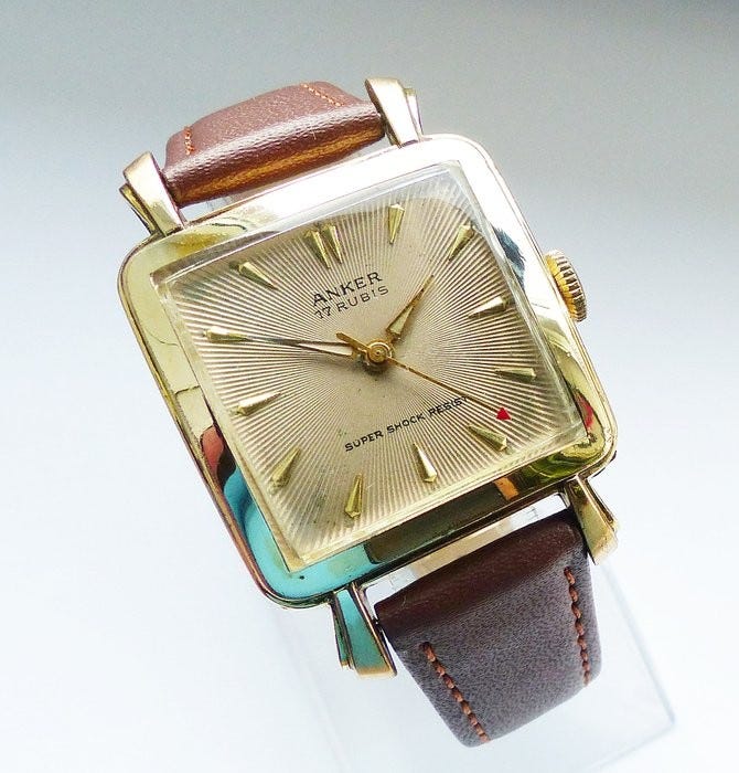 HPP Anker - Classic Art-deco 17Jewels - Ingen reservasjonspris - 2347 ...