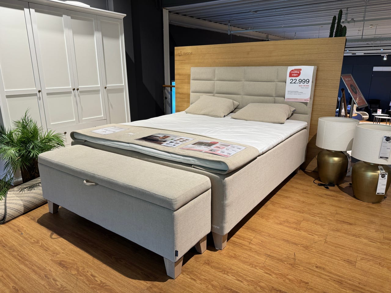 Svane Beds Nobel Plus kontinental (SOLGT) | FINN-torget