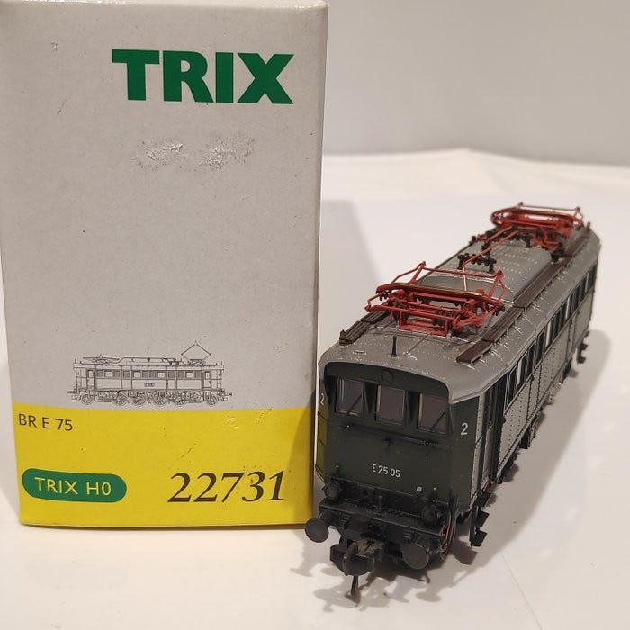 Trix H0 - 22731 - Elektrisk lokomotiv (1) - BR E75 fra Deutsche ...