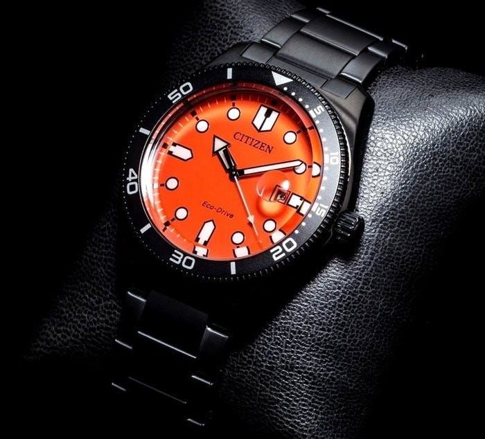Citizen - Marine Collection - Special Edition Orange Black 2025 - Ingen ...