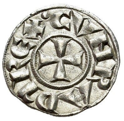 Italia, Genova Denaro 1139-1339 (16mm, 0.77g, 12h) (Ingen ...