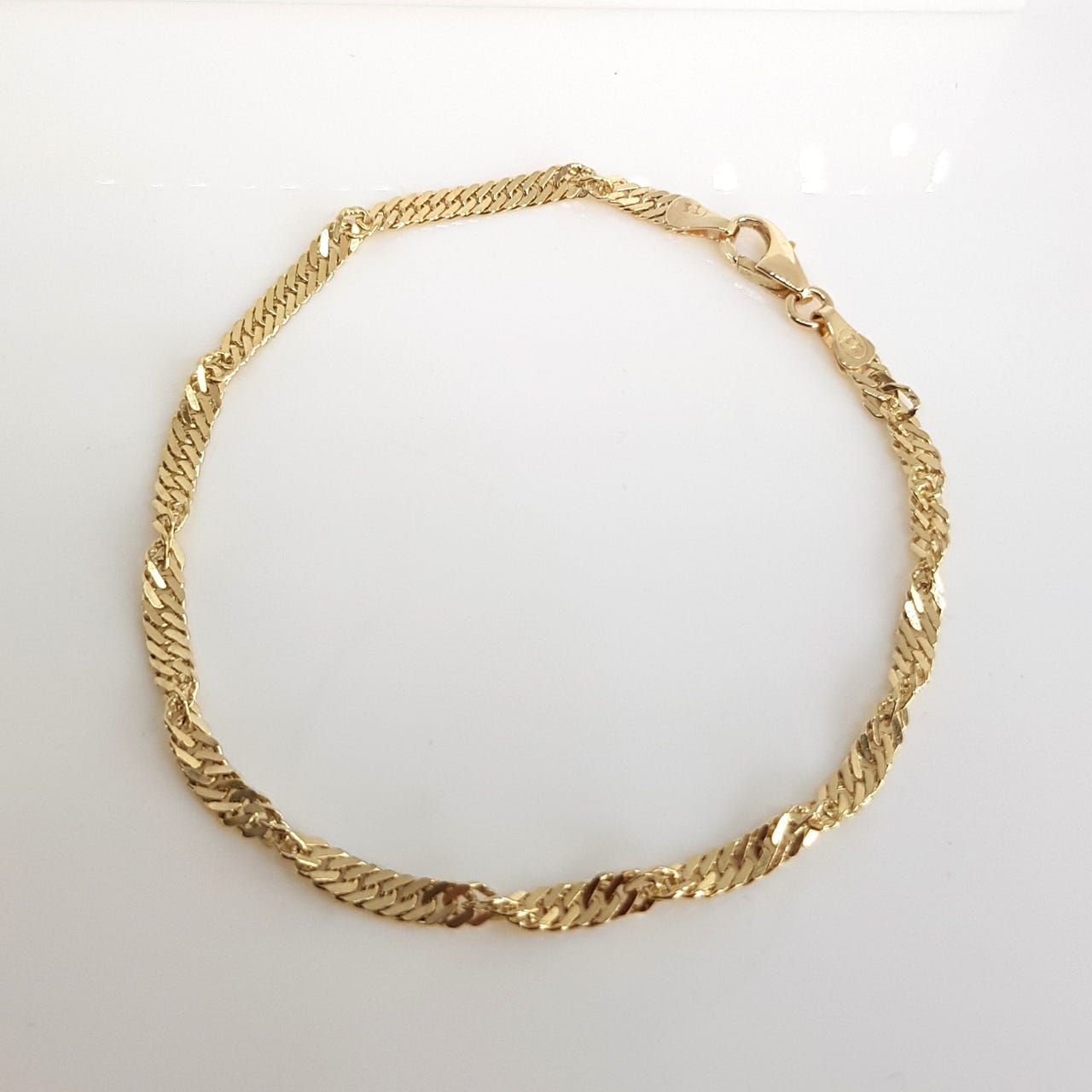 Gult gull armbånd, singapore | FINN-torget