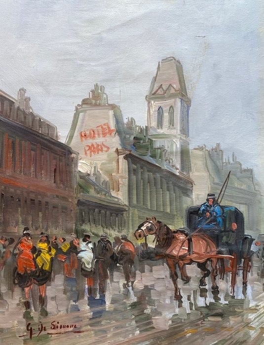 Giulio de Simone (1936) - Boulevard parigino | FINN-torget
