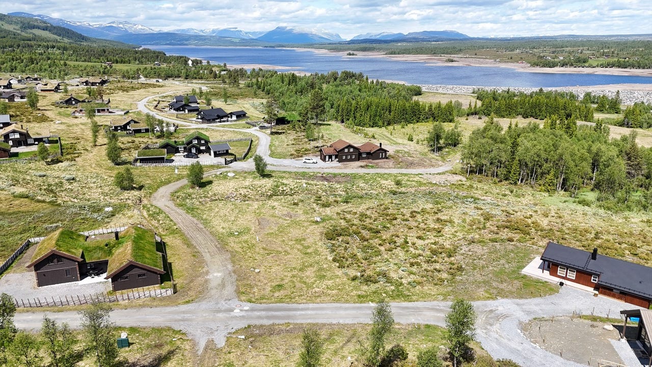 Velkommen til Oset hyttefelt - utsikt mot Jotunheimen og Tisleiafjorden ...