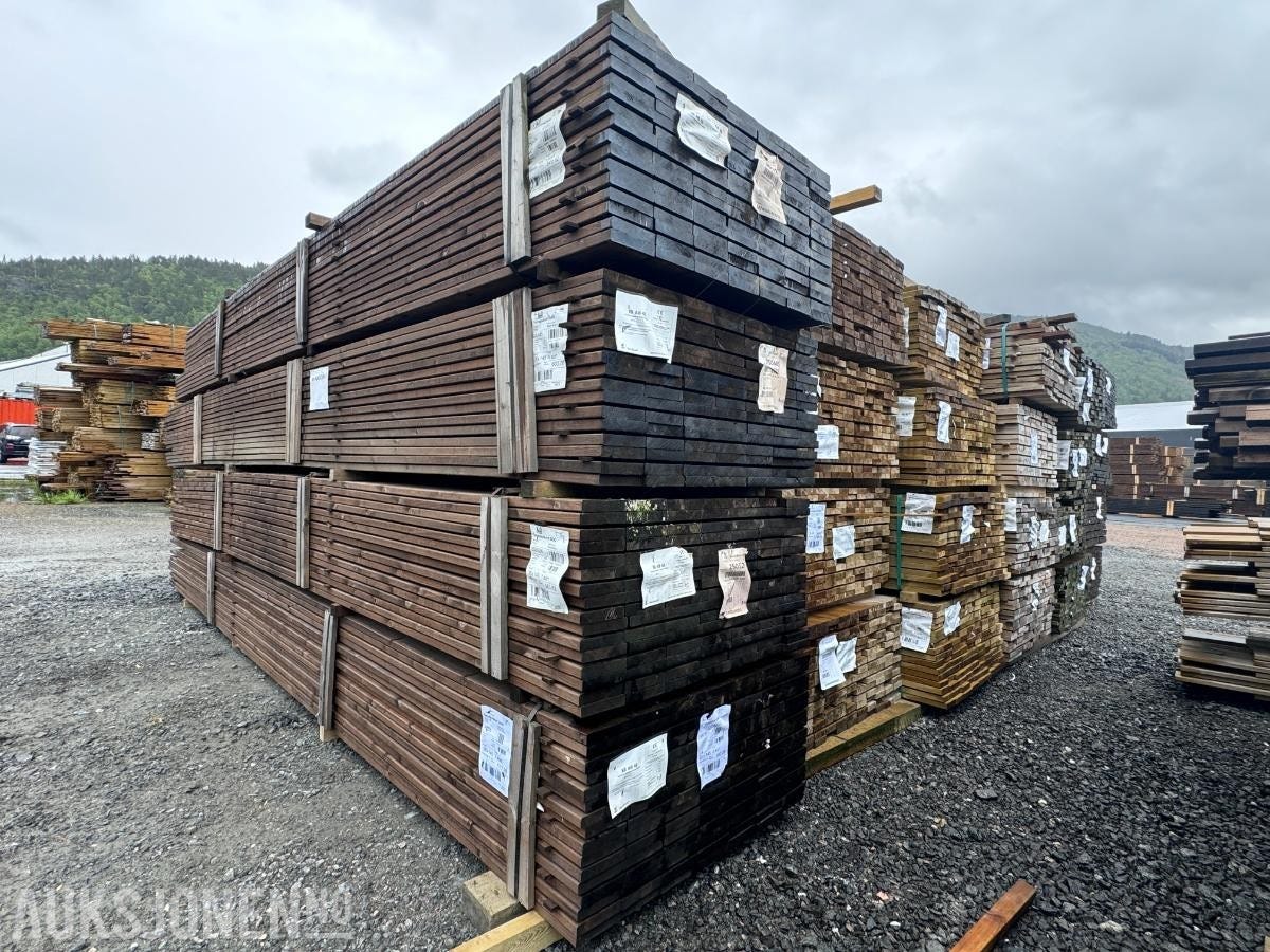 Møretre Terrassebord Concise - CU impregnert - Furu 28x145 - 1 pakke ...