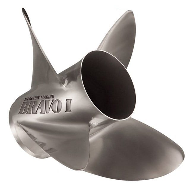 Bravo 1 Mercury Racing lab Propell 15.25/28 4BLADER NY | FINN-torget