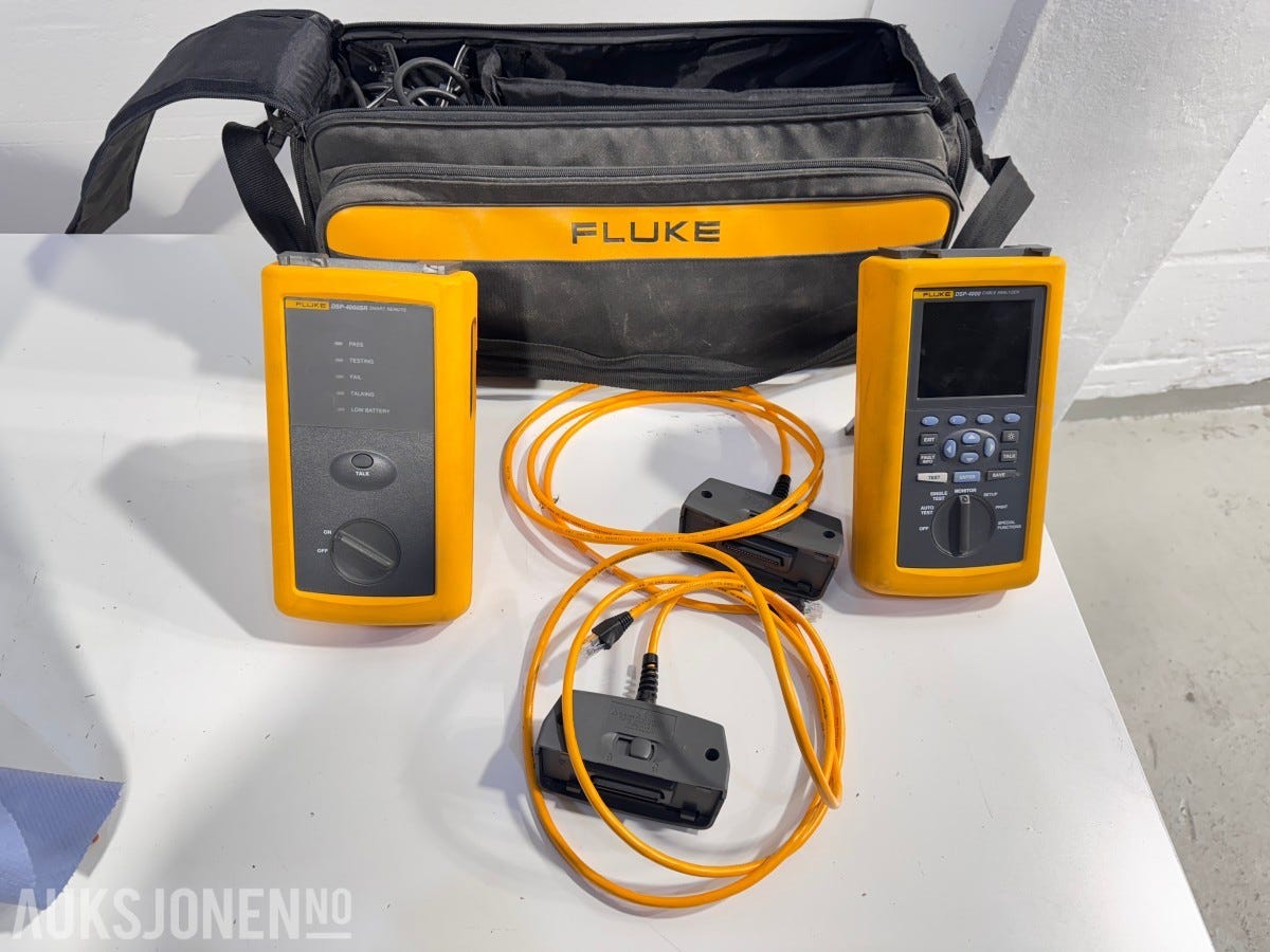 Fluke DSP-4000 - Kabelanalysator for høyhastighets nettverk | FINN-torget