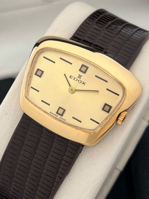 Edox - Ingen reservasjonspris - Asymmetrical Trapezoid Case - 200284 ...