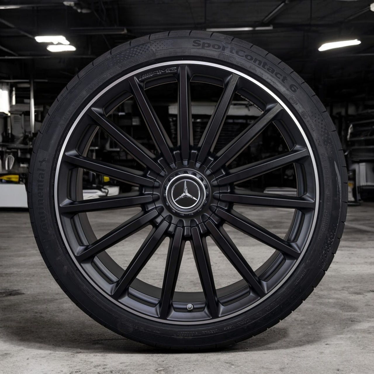 Mercedes AMG GLA35 / GLA45 21" originalfelger med Continental ...