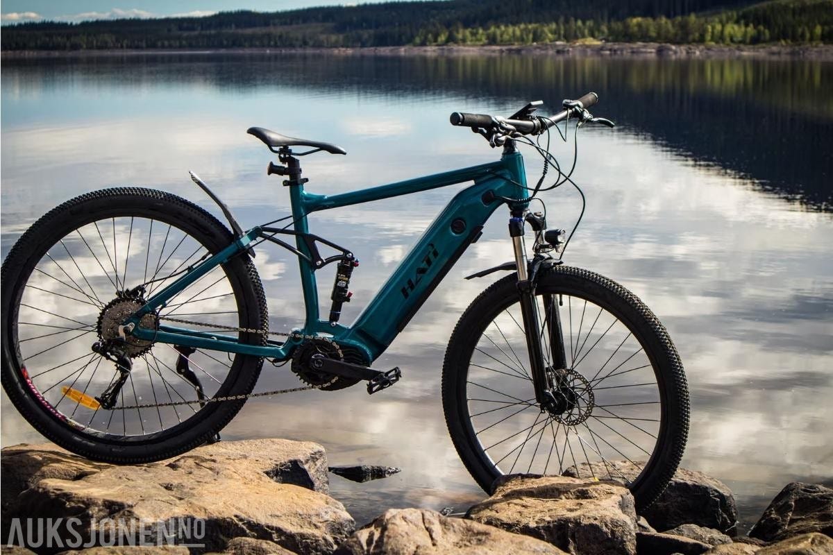 HATI V1 FULLDEMPET EL-SYKKEL MED KRAFTIGE M500 MOTOR, 29" HJUL, NY I ESKE | FINN-torget