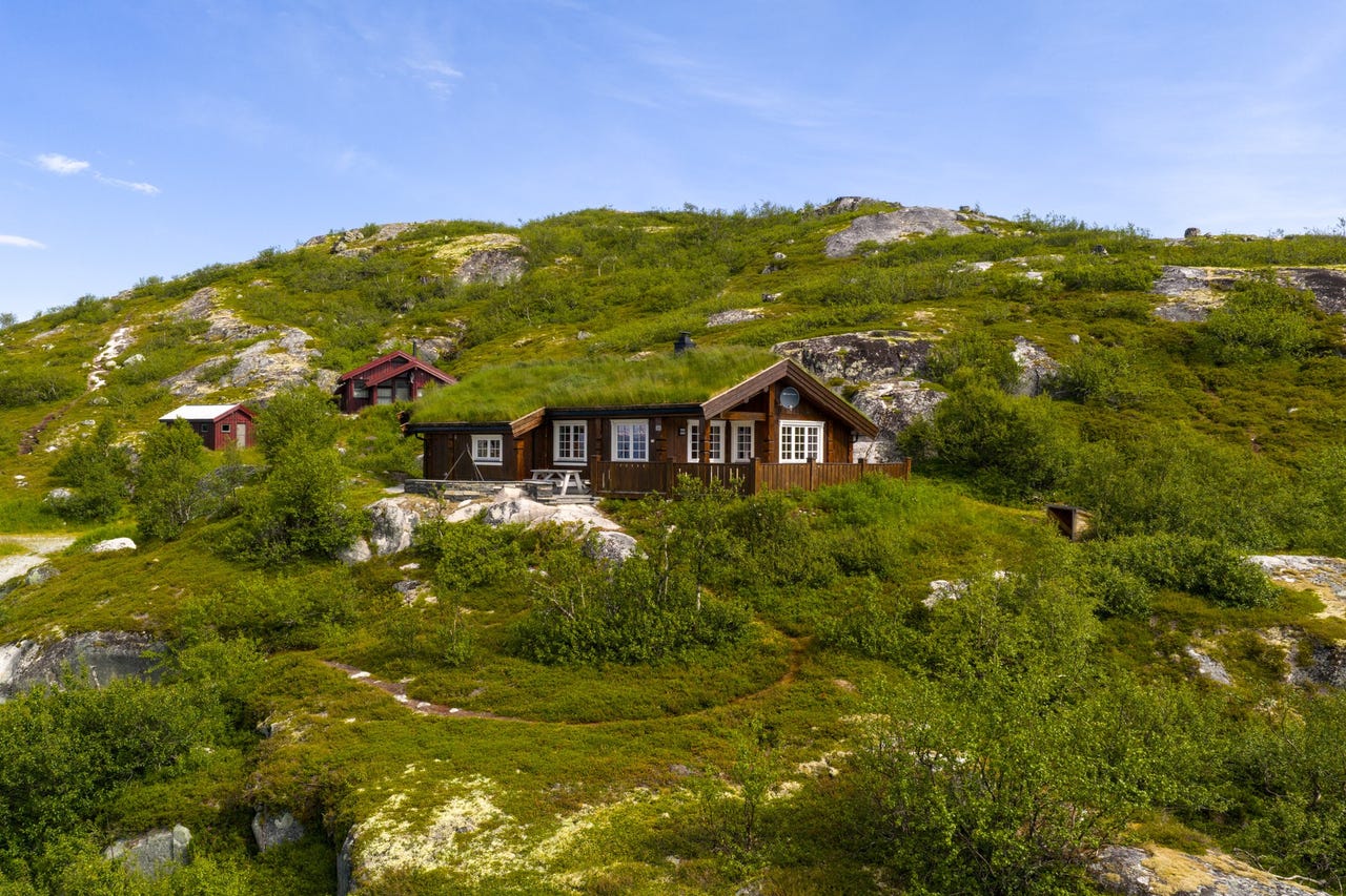 På toppen over Sysendalen med utsikt og solforhold i verdensklasse ...