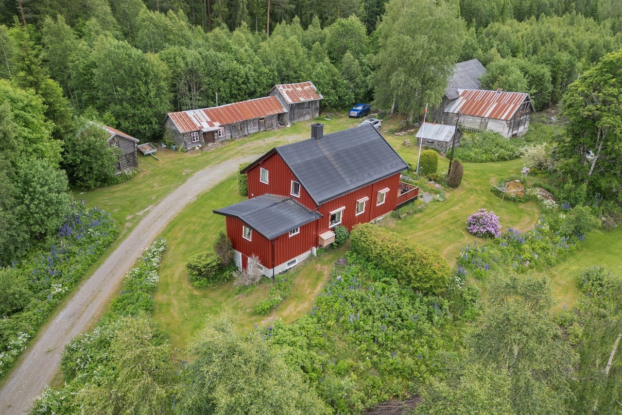 Lite småbruk med fredelig og usjenert beliggenhet 8 km fra Kongsvinger ...