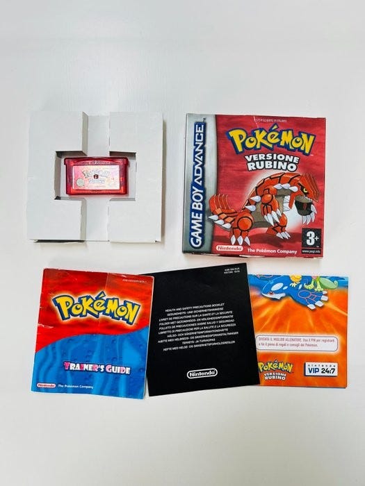 Nintendo - Gameboy Advance - Pokémon Versione Rubino (ITA Ruby) - Videospill - I | FINN-torget