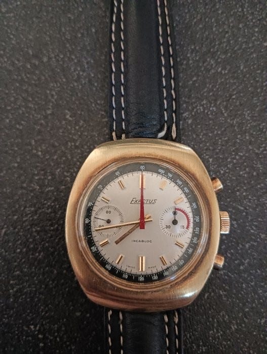 exactus - Chronograph Vintage - Ingen reservasjonspris - Herre - 1970 ...