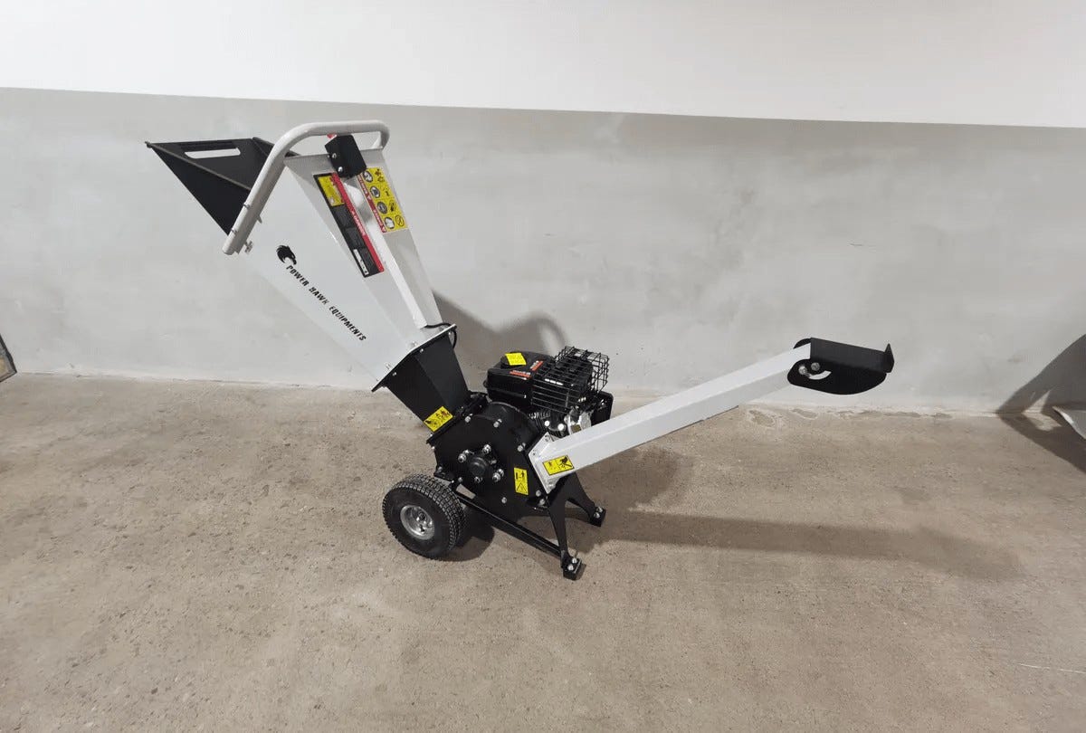 SUPER TILBUD! PowerHawk 7HK Fliskutter / Kompostkvern Ø50-70mm | FINN ...