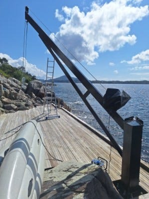 Kaikran 1 tonn - et smykke på din kai | FINN-torget