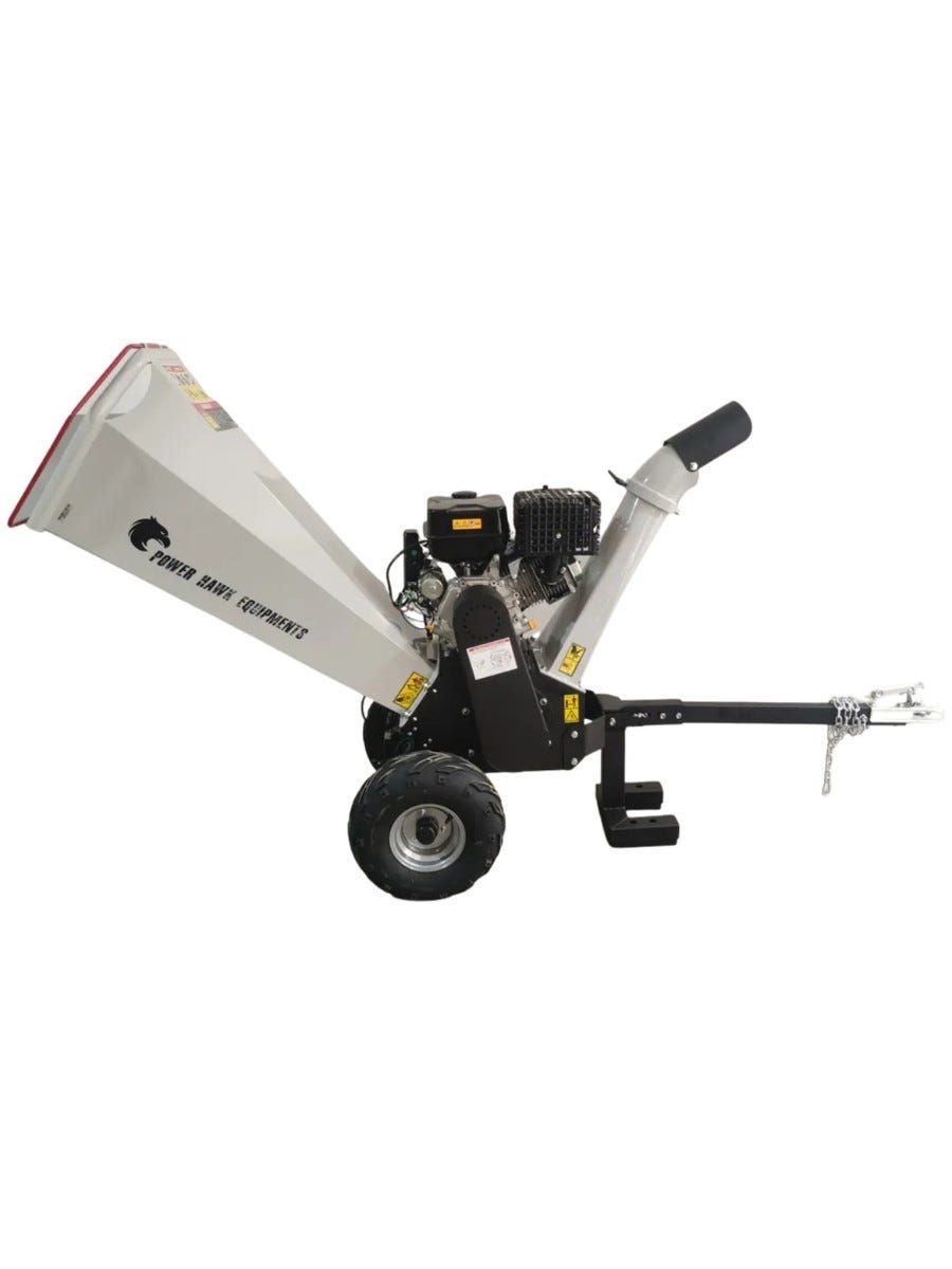 VANVITTIG PRIS! PowerHawk 15HK Ø120mm 12v EL-Start Fliskutter ...