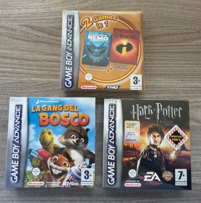 Nintendo - Gameboy Advance - Harry Potter / The Incredibles / Finding ...