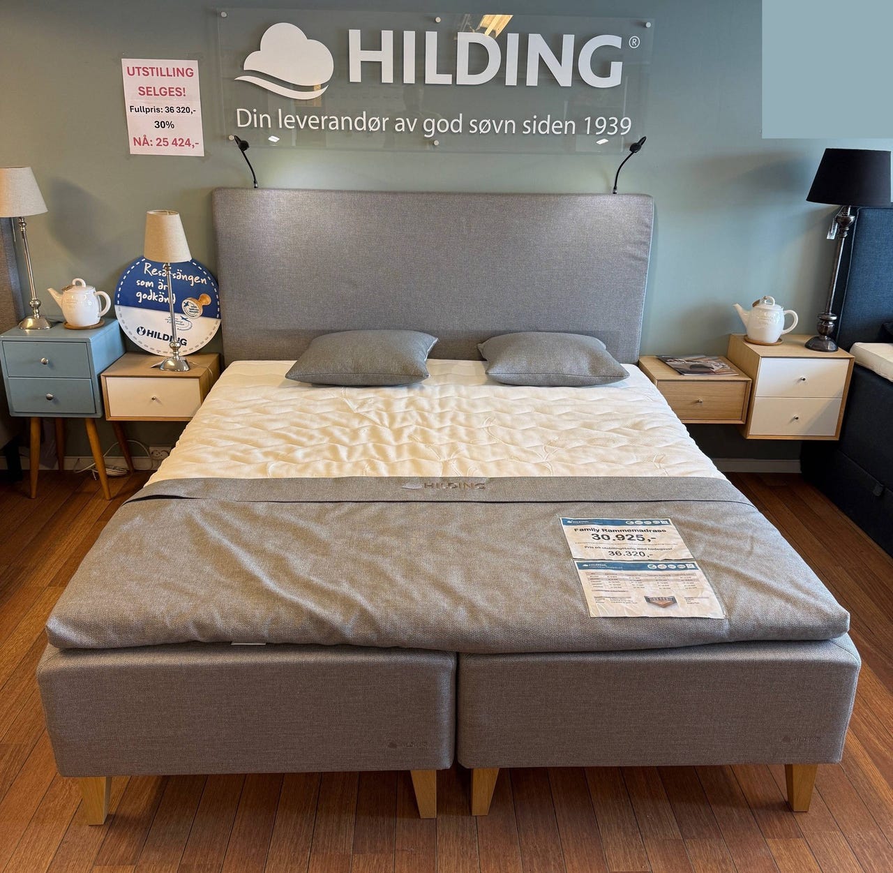 Family 180x200cm Utstilling Rammemadrass Hilding | FINN-torget